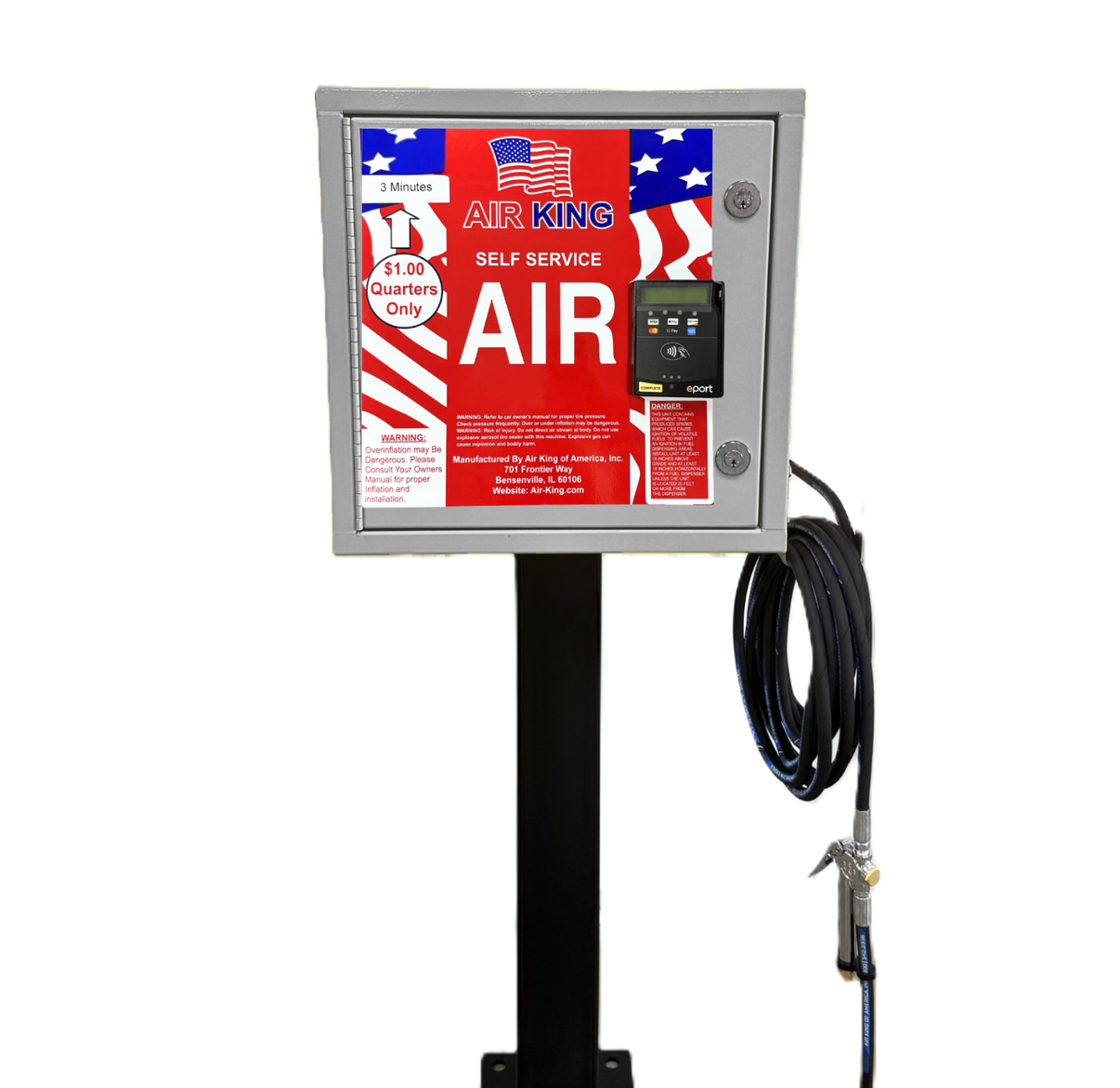 Coin and Credit Card Air Machine – Air King of America, Inc.